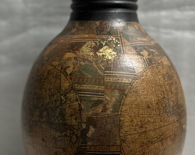 Old World Map Vase - Etsy