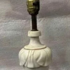 Pair of Antique Marbel Table Lamps Made in Italy - Etsy