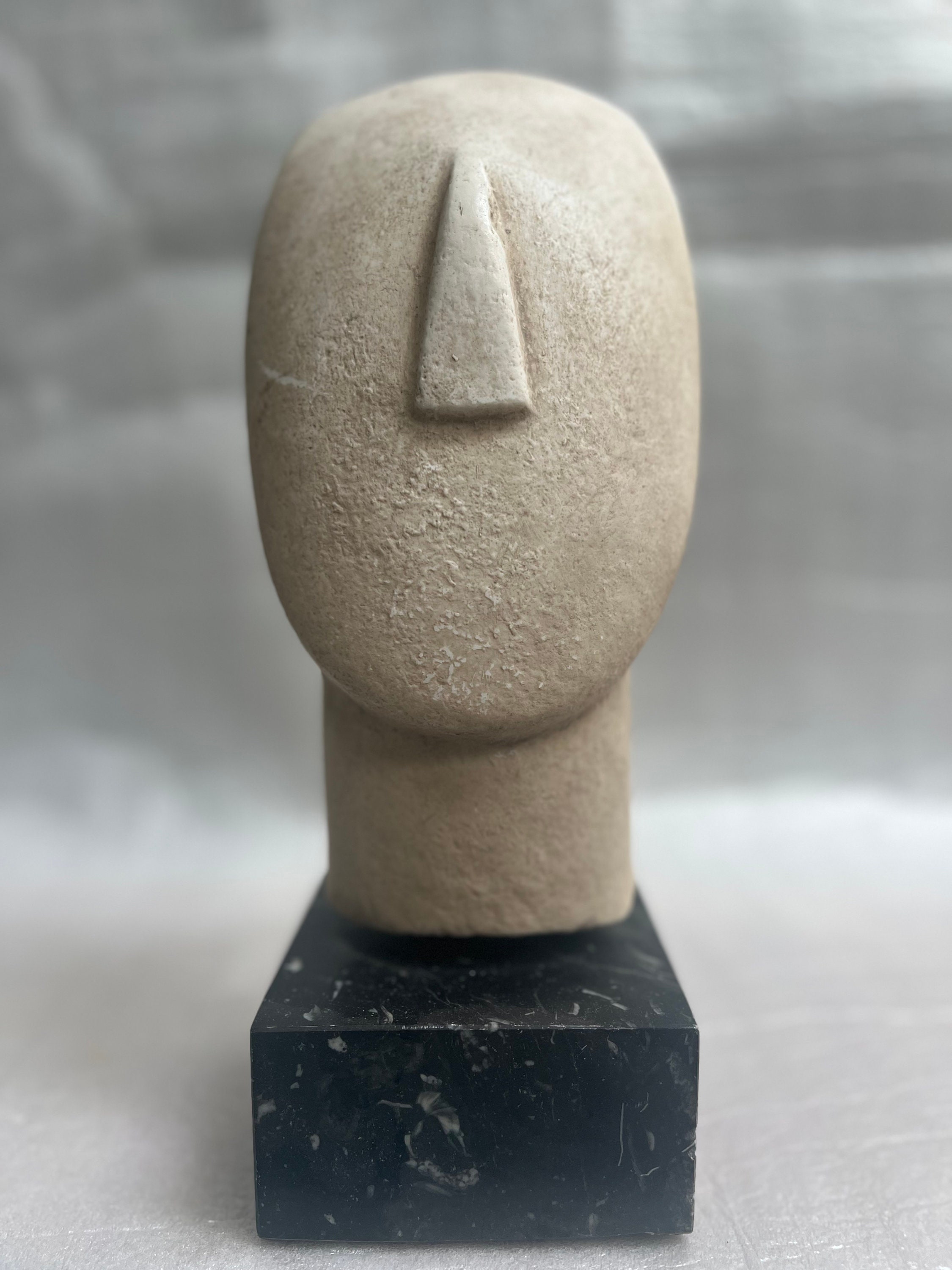Cycladic Head Cycladic Art Museum Sculpture Greece - Etsy