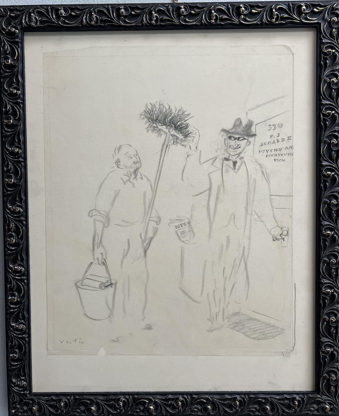 Marcel Vertes (1895-1961) French Artist Original Graphite on Paper ...