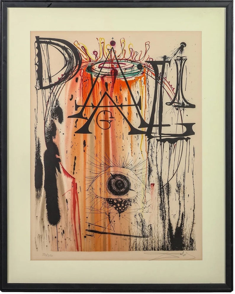 Salvador Dali 1904-1089 "petits Lits" Litho Hand Signed in Pencil ...