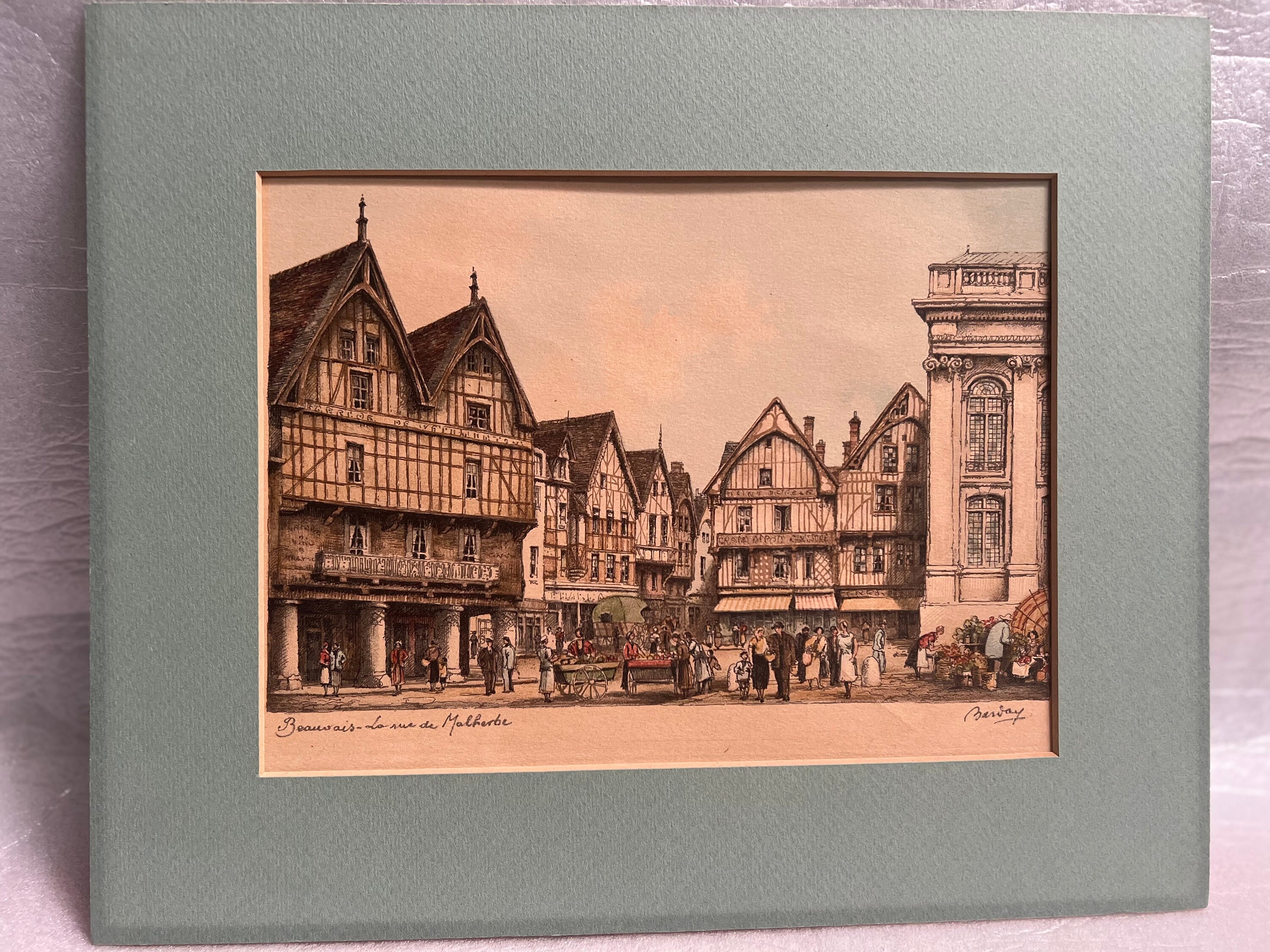 3 Hand Colored Etchings of LONDON by FRANCIS BARDAY - Etsy