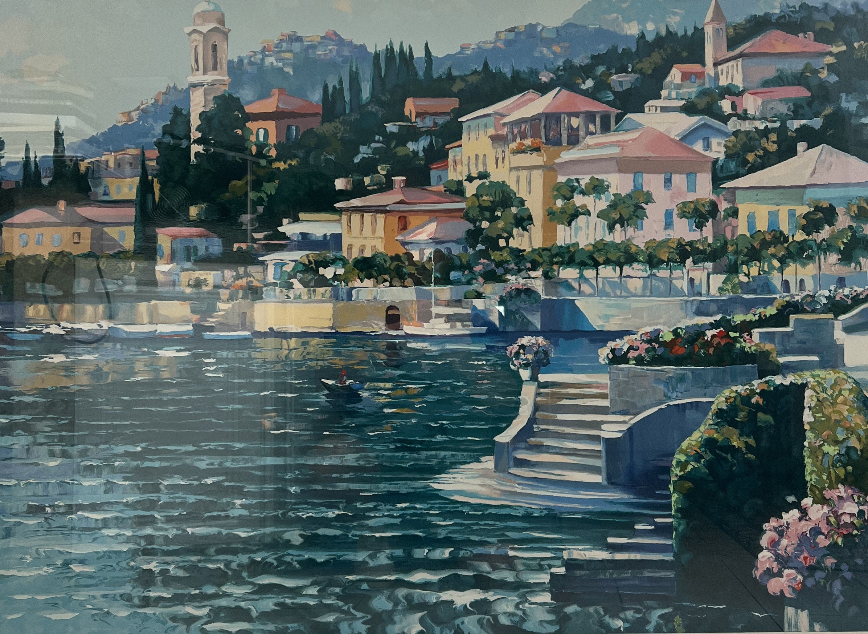 Howard Behrens "recollections of Lake Como"coa,wentworth Gallery Boca ...