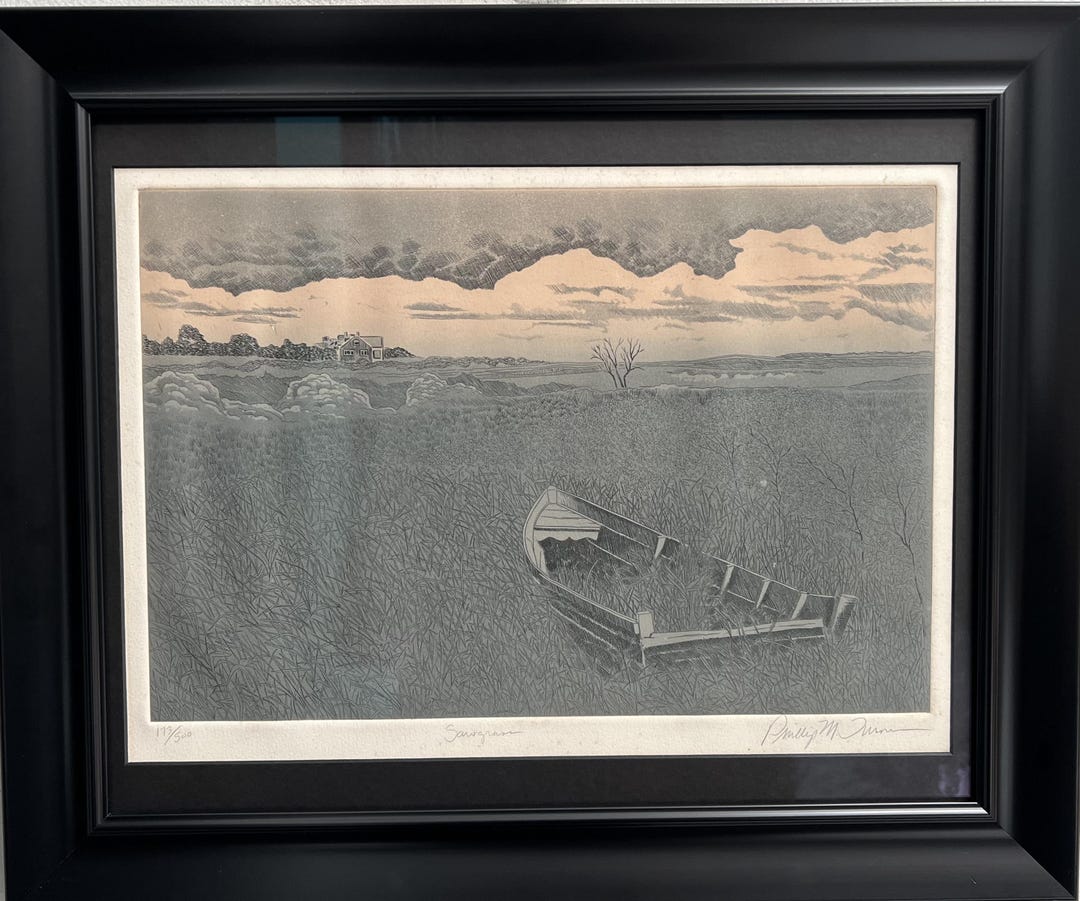 Phillip Turner "sawgress" Etching With Relief on Arches Paper Hand ...