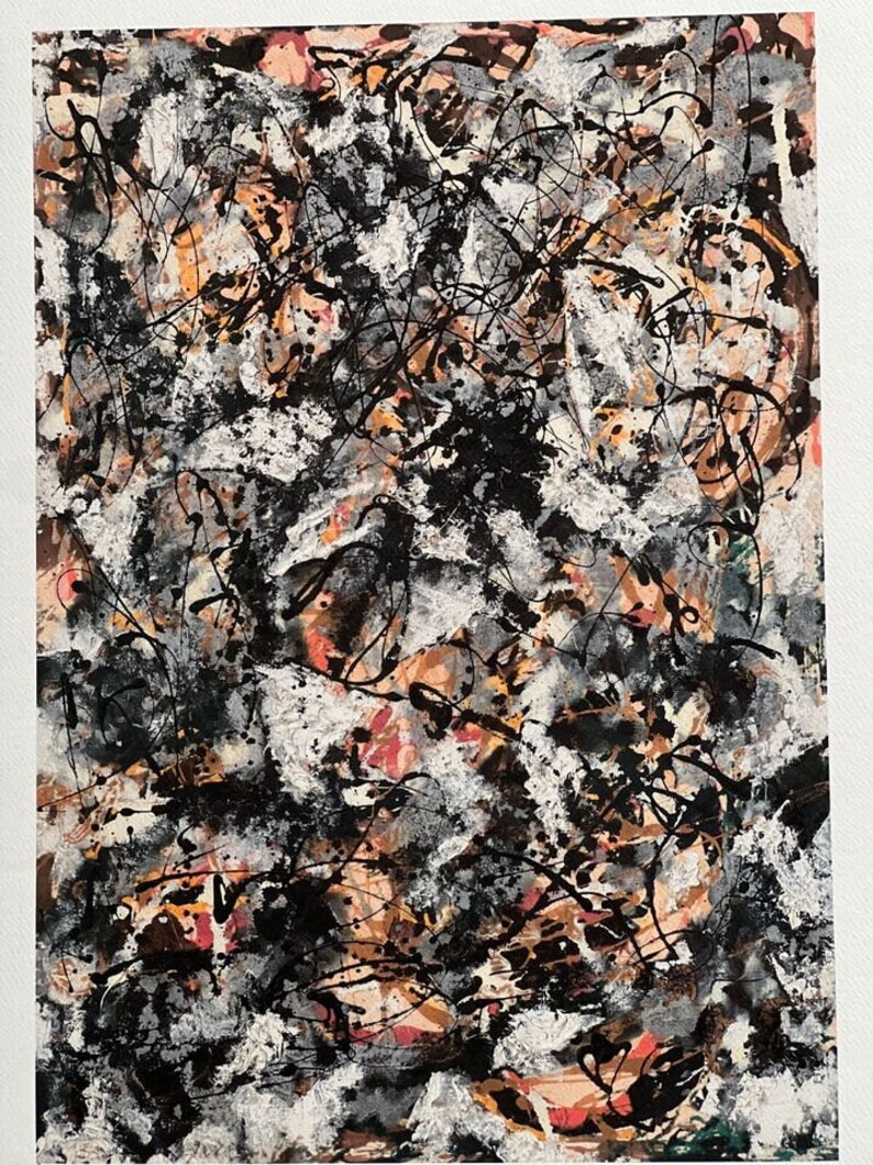 JACKSON POLLOCK 1912-1956 AMERICAN, Signed & Numbered in Pencil With ...