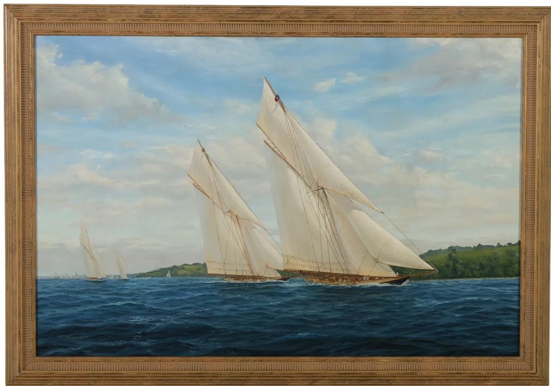 Shane M Couch (b1963 English) Nautical Seascape Oil Painting - Etsy
