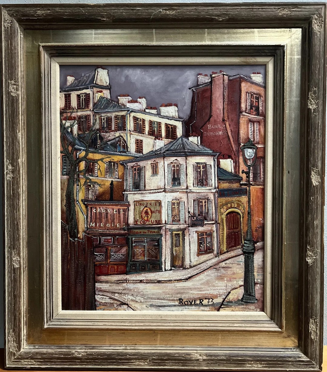 Just Beautiful French Impressionist Oil Painting"a French Village ...