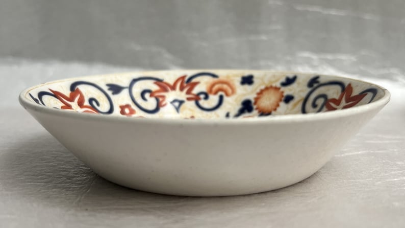 Antique Wedgewood Pearlware Imari Pagoda 5" Plate-bowl From Palm Beach ...