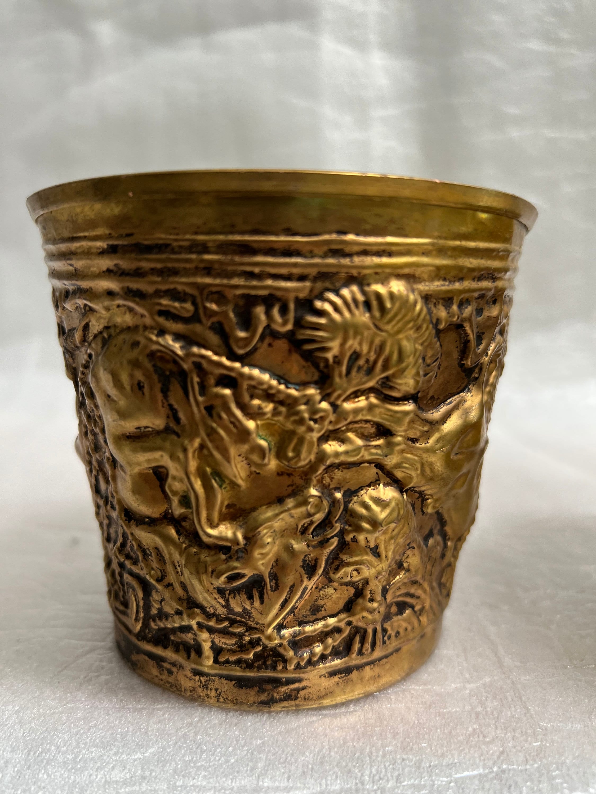 Mid Century Vintage Mycenaean Vaphio Cups A Pair High Relief Greek - Etsy