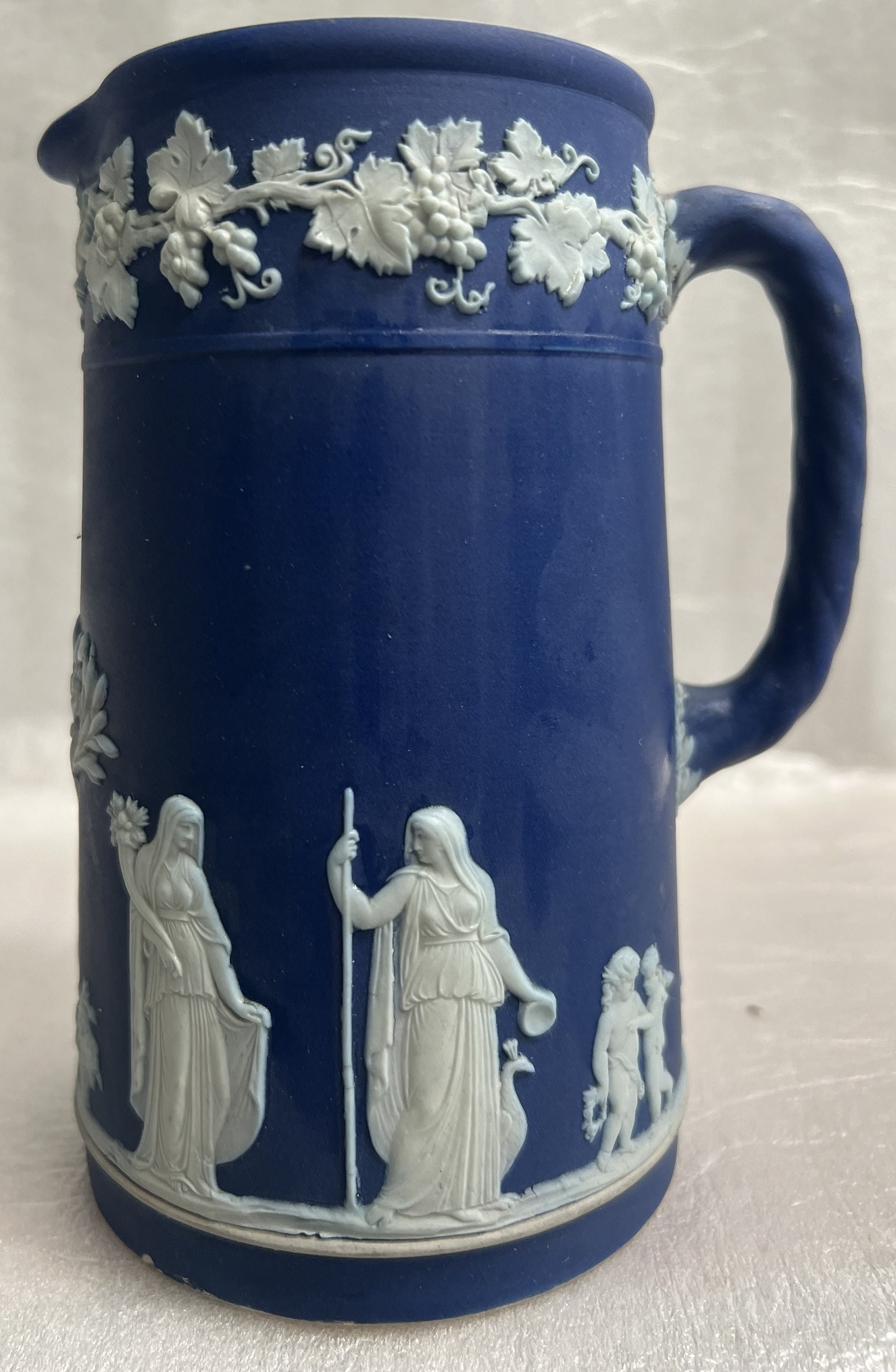 Wedgewood england Mid Century Royal Blue Vintage English Jasperware ...