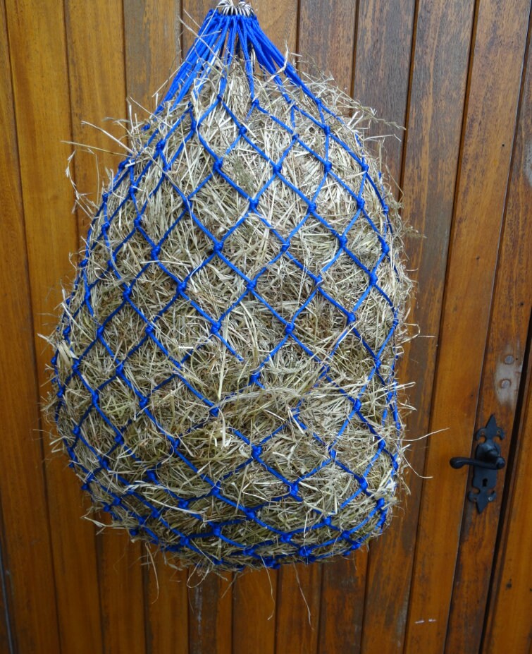 LARGE 42 & X-LARGE 50 Ringed Strong Haynets / Haylage Nets Small Holes ...
