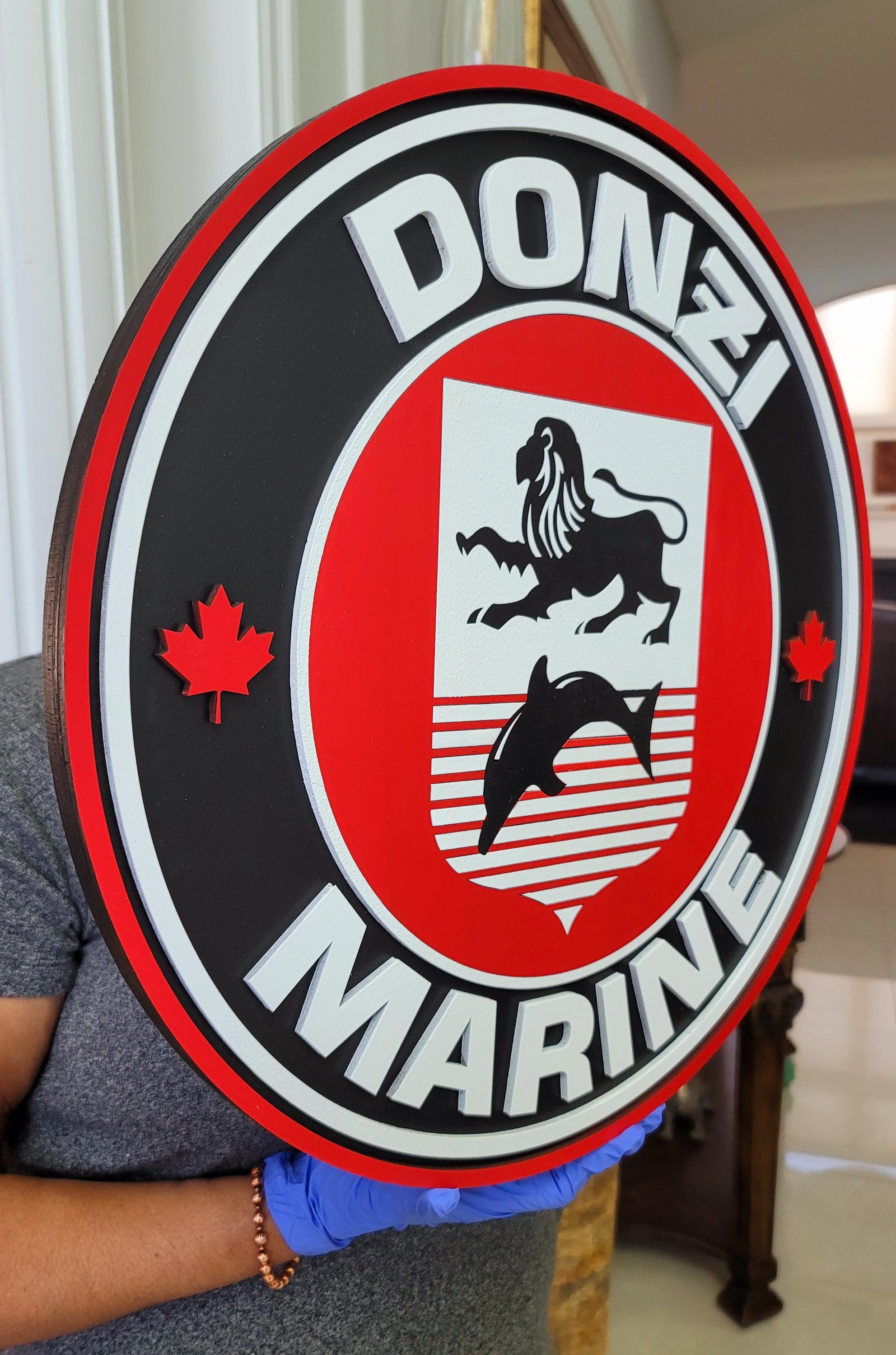 Donzi Marine Logo 3D Wooden Sign, Sports Fan Decor - Etsy