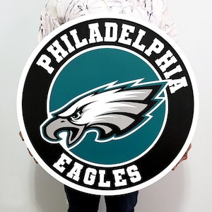 Philadelphia Eagles 3D Wooden Sports Sign | Medallion Man Cave | Games ...