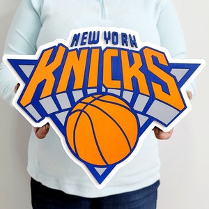 New York Knicks 3D Wooden Sports Sign | Medallion Man Cave | Games Room ...