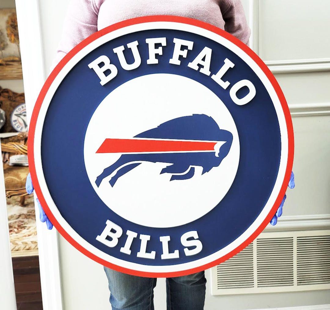 Buffalo Bills 3D Wooden Logo Sign: Sports Fan Man Cave Decor - Etsy