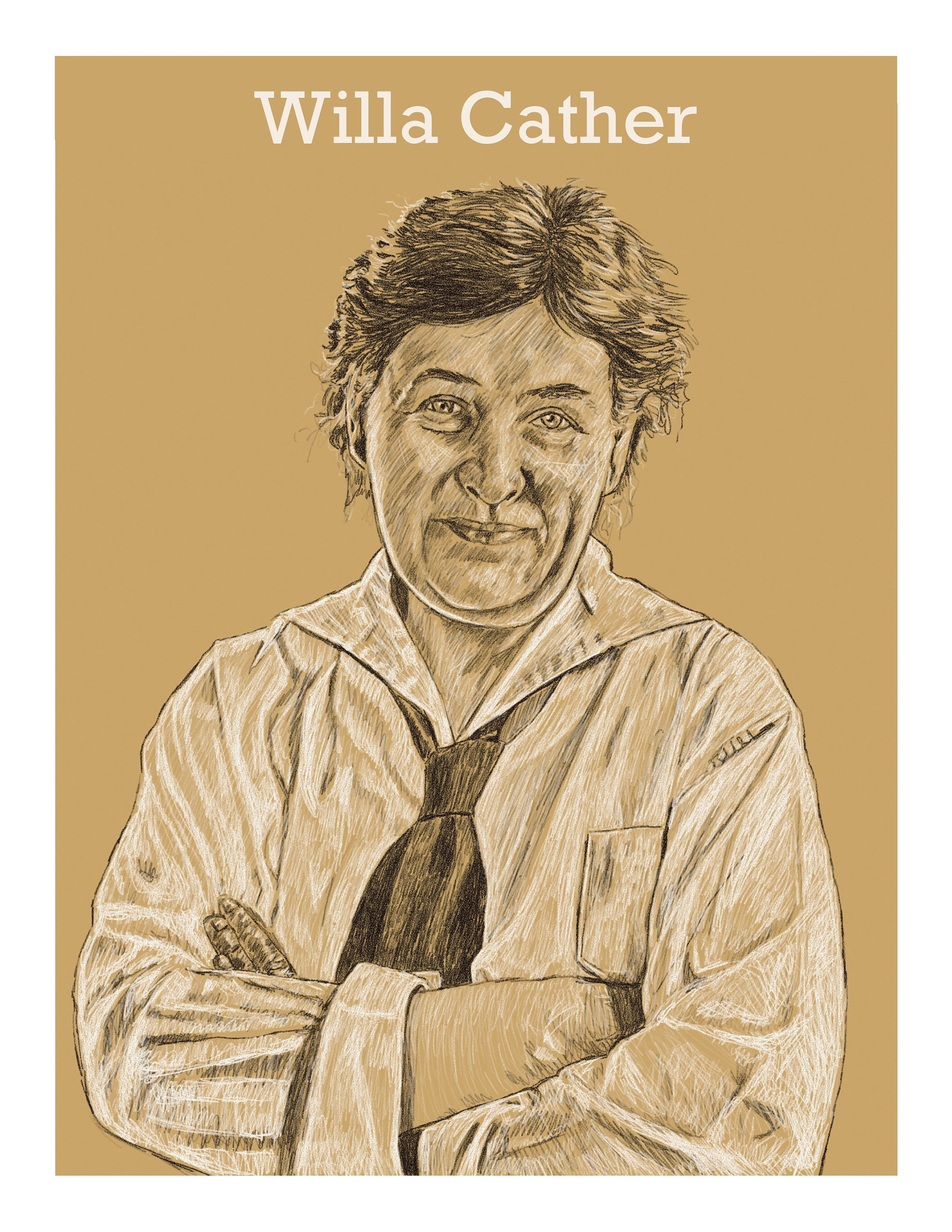 Willa Cather Downloadable Poster Author Gift Literary - Etsy France