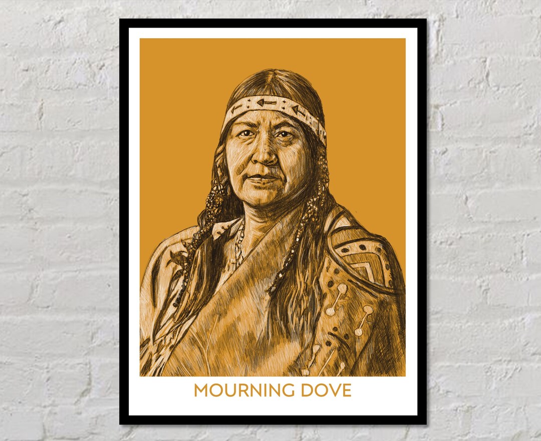 Mourning Dove Author Poster Writer Gift Literary Poster - Etsy
