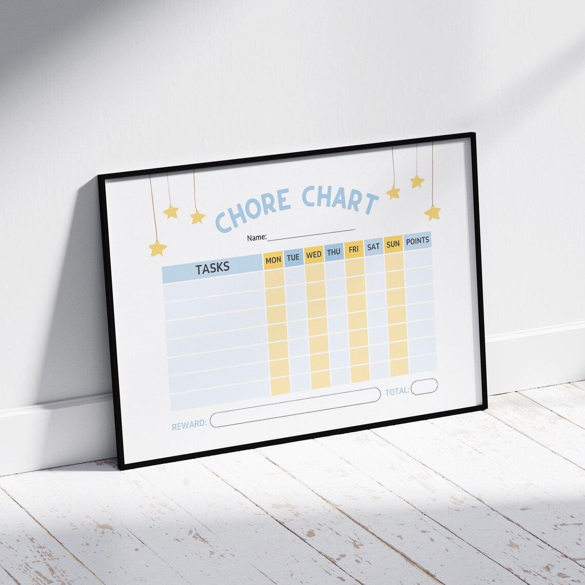 Printable Kids Chore Chart: Minimalist Task Tracker (PDF/JPG) - Etsy