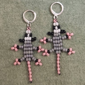 Beaded Possum Earrings - Etsy