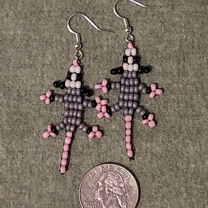Beaded Possum Earrings - Etsy