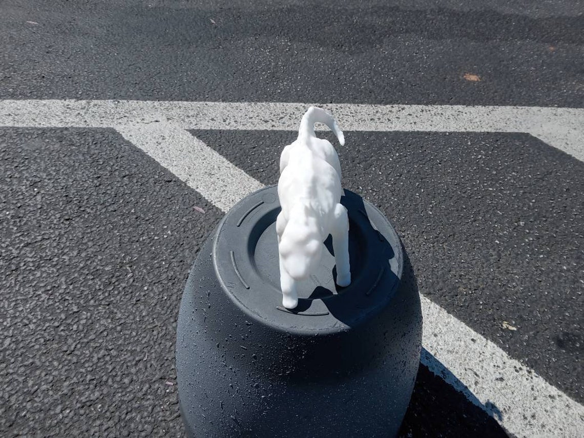 Unpainted Sauroposeidon Statue Dinosaur Model Collector Decor Gift 3D ...