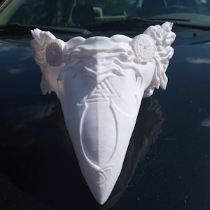 Norse Odin's Raven, Huginn Mask, Samurai Menpo Style Inspired Unpainted ...