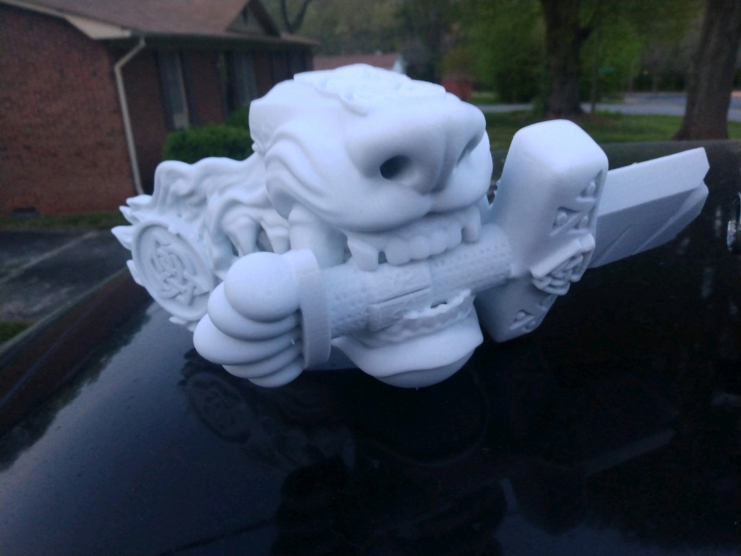 Fenrir Inspired Samurai Style Wolf Mask Painted or Unpainted - Etsy