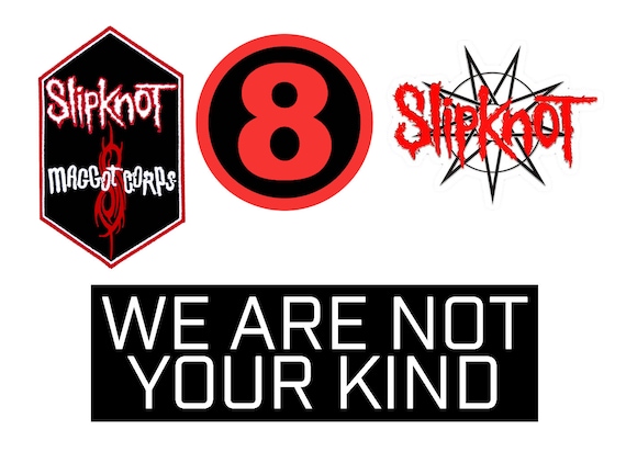 Vinyl Slipknot Band Sticker Craft Supplies & Tools Card Making ...