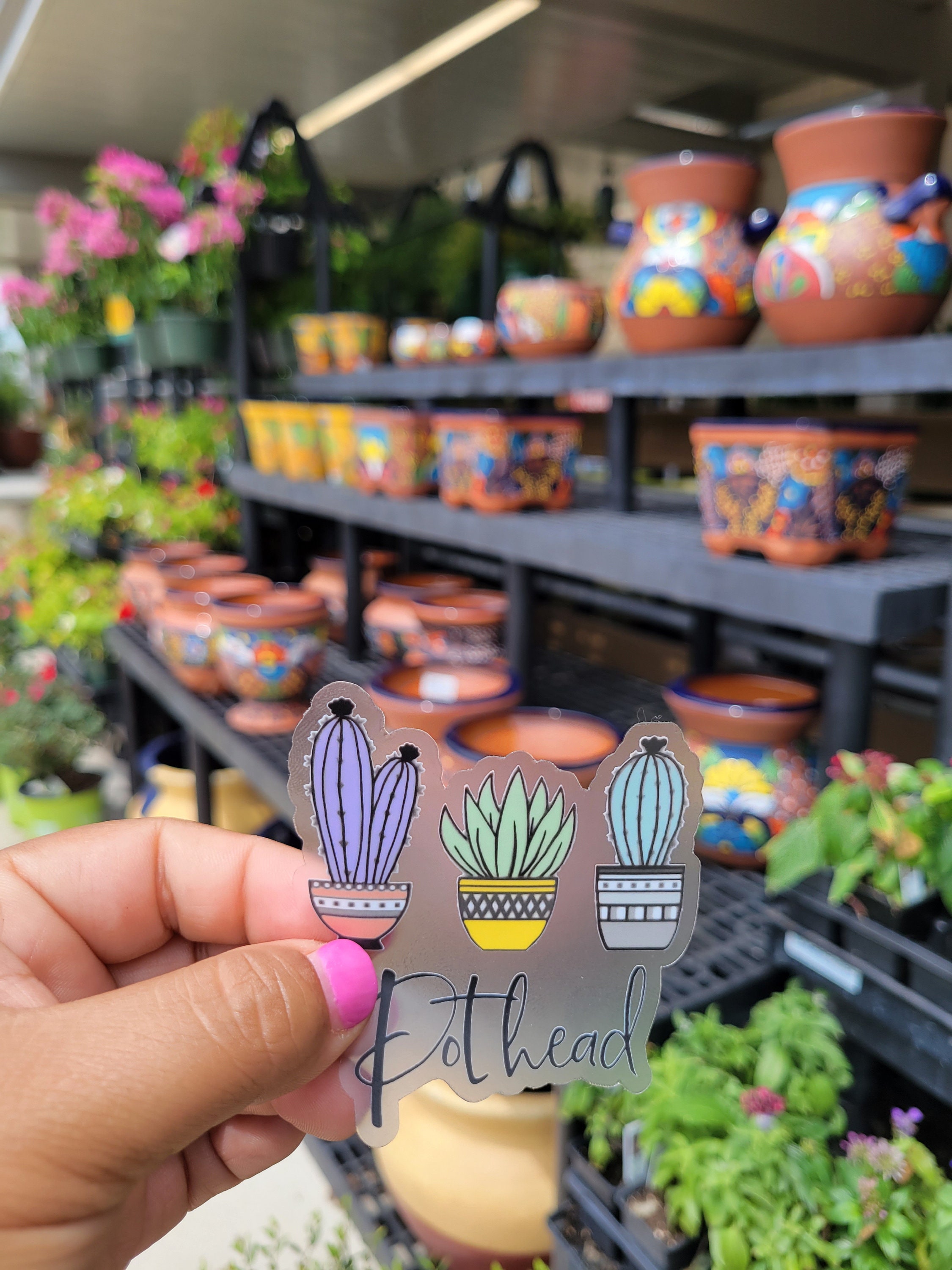 Pothead 3 Inch Clear Vinyl Sticker Premium Quality - Etsy