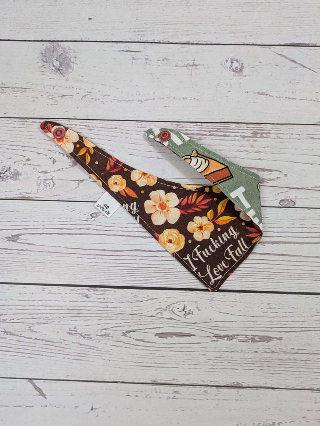 Love Fall Bandana, Adult Humor Pet Bandanas, Pie Pet Bandanas ...