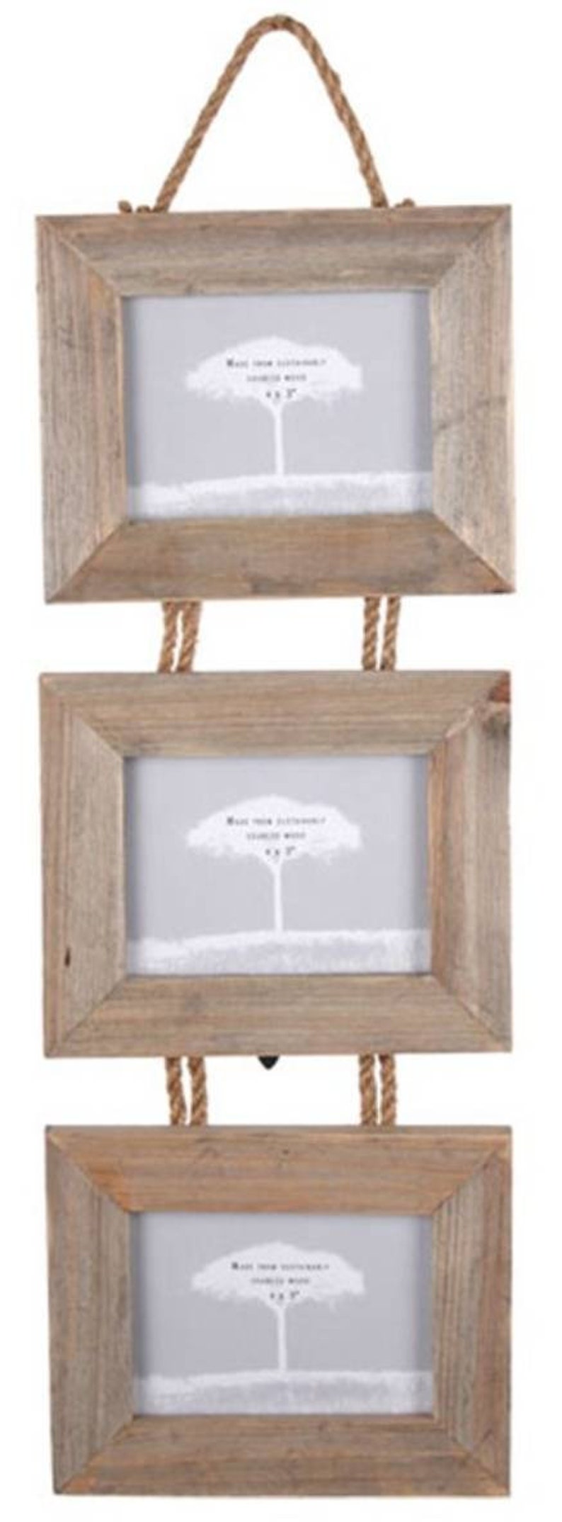 Triple Hanging 6x4 Landscape Photo Frame Home Decorative Multi Picture ...