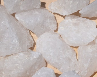 Raw White Quartz | Etsy