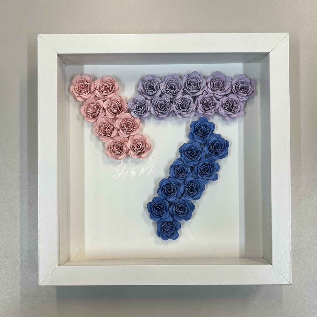 Seventeen Flower Shadow Box Seventeen Fan Art Kpop Fan Art - Etsy