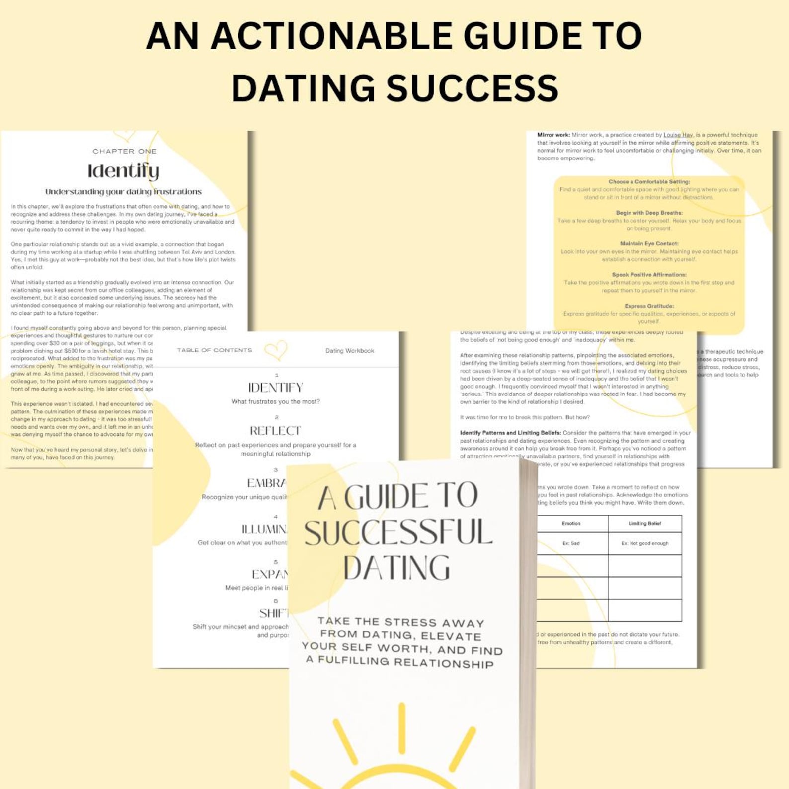 Transformative Printable Dating Guide and Workbook | the Only Dating ...