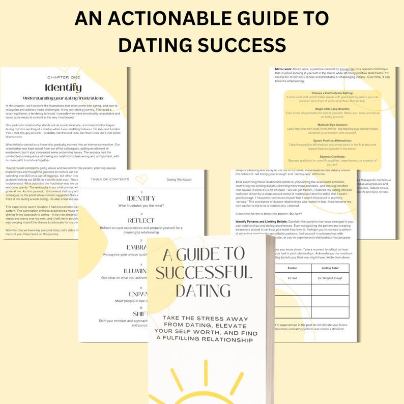 Transformative Printable Dating Guide and Workbook | the Only Dating ...
