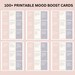 100+ Printable Mood Boost Cards | Self-care Jar Kit for Stress Relief ...