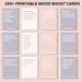 100+ Printable Mood Boost Cards | Self-care Jar Kit for Stress Relief ...