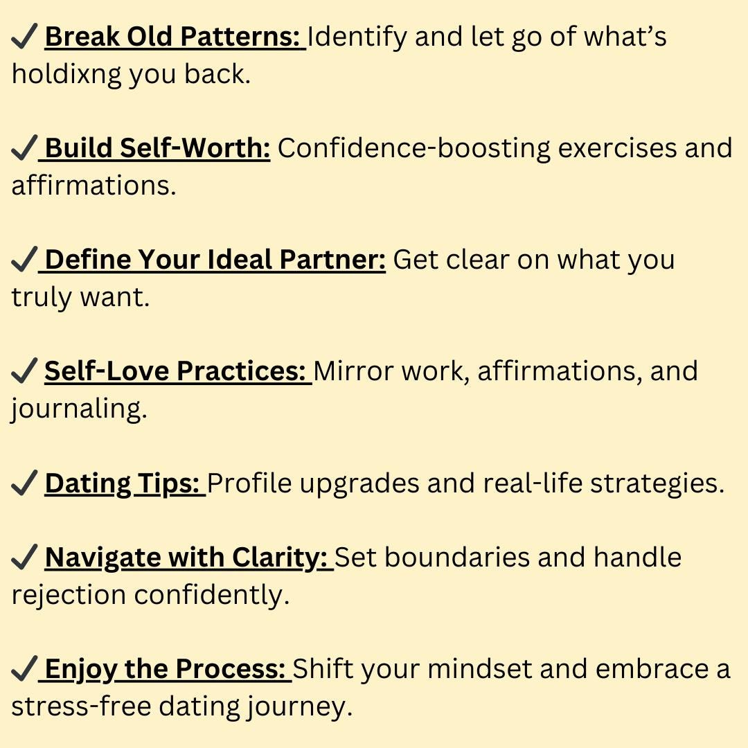 Transformative Printable Dating Guide and Workbook | the Only Dating ...