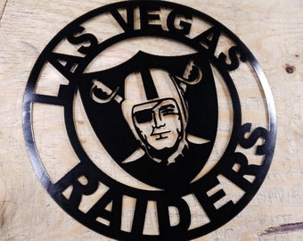 Raiders Metal Sign | Etsy