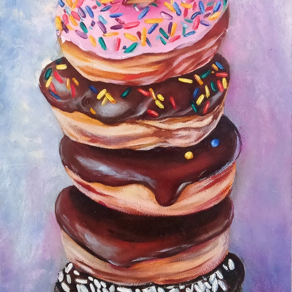 Donut Painting - Etsy