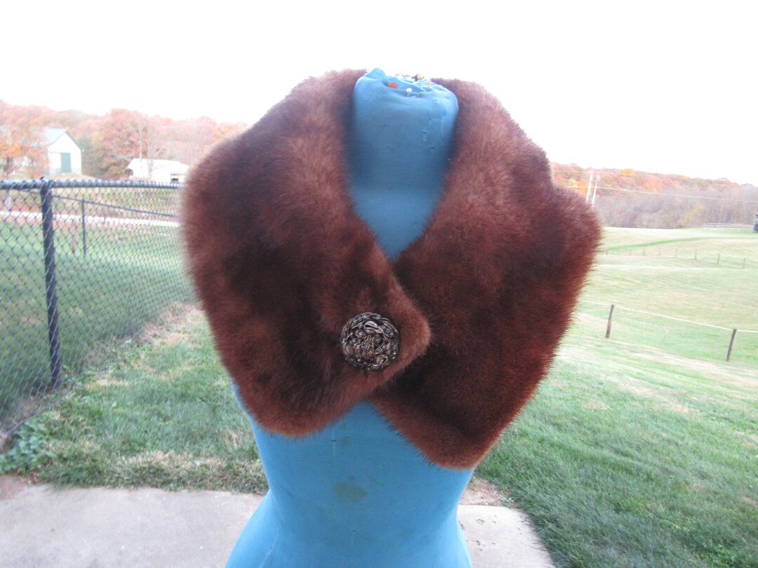 Vintage Mink Stole - Etsy