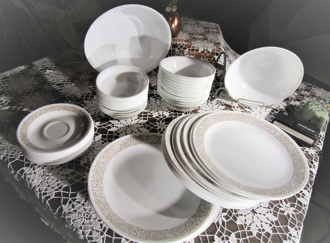 Corelle Dishes Dinner Set - Etsy