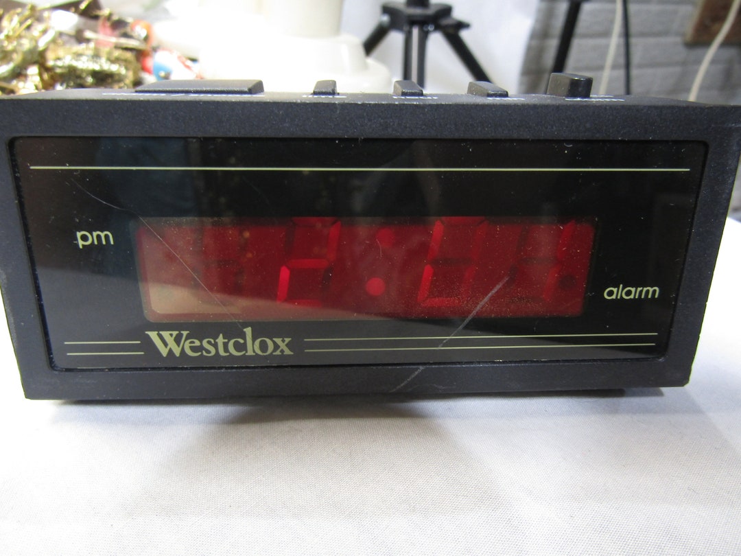 Vintage West Clox Alarm Clock - Etsy