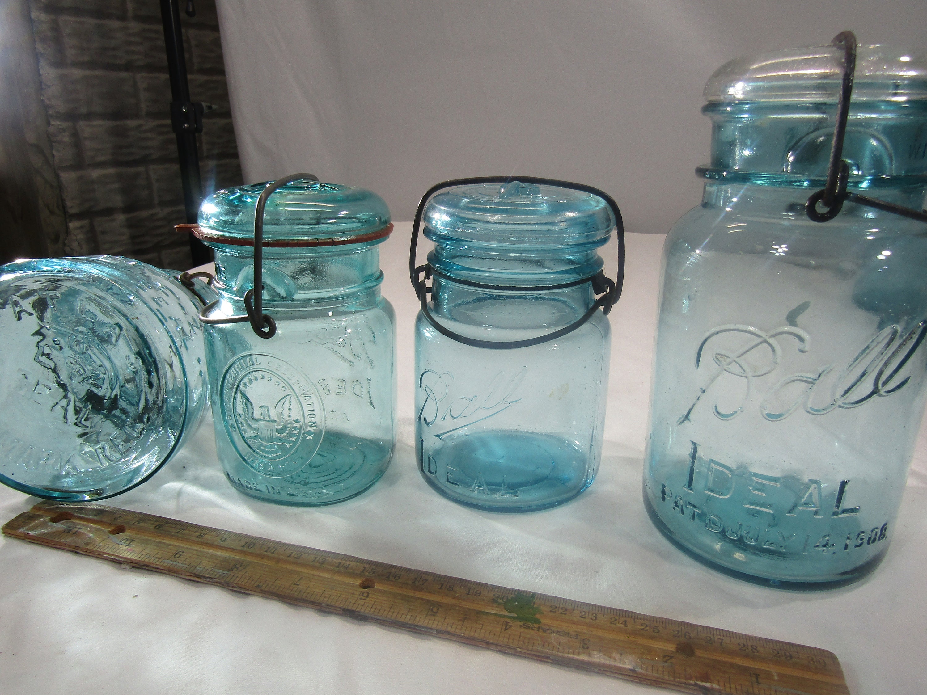 Vintage Blue Ball Canning Jars Bicentennial 1776-1976 Jar - Etsy