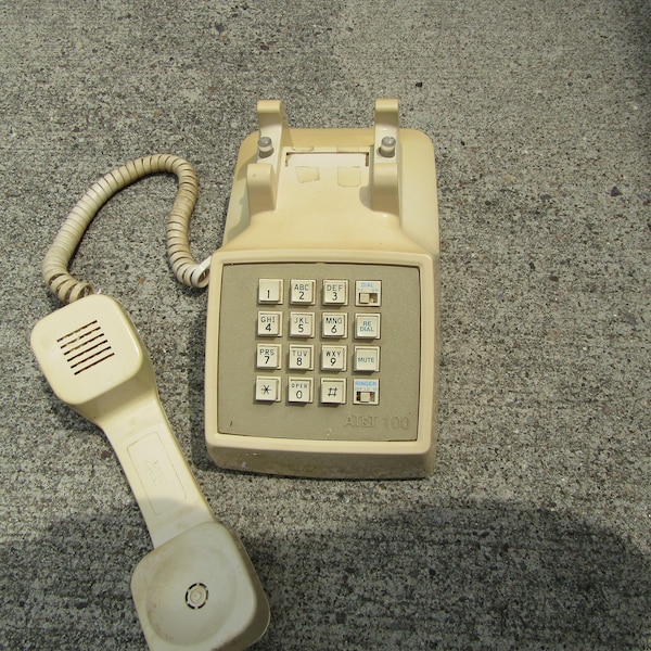 Vintage Desk Phone - Etsy