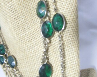 Bezel Set Chain | Etsy