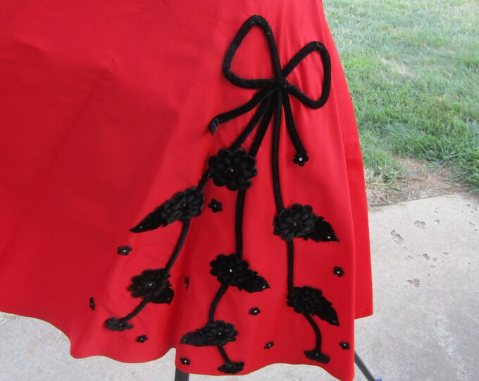 Vintage Susan Laurie Red Poodle Skit - Etsy