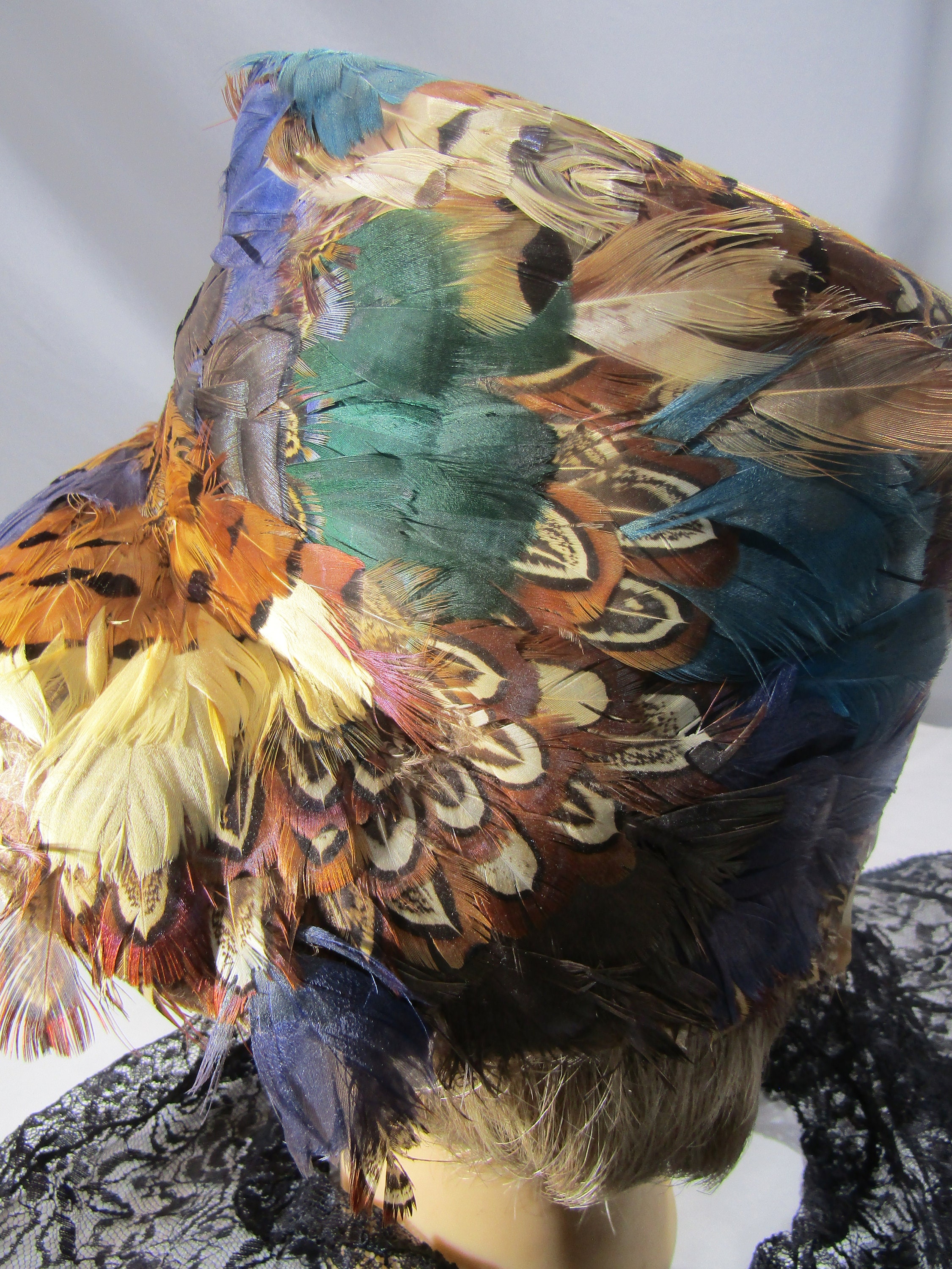 Vintage Hat / Feather Hat - Etsy