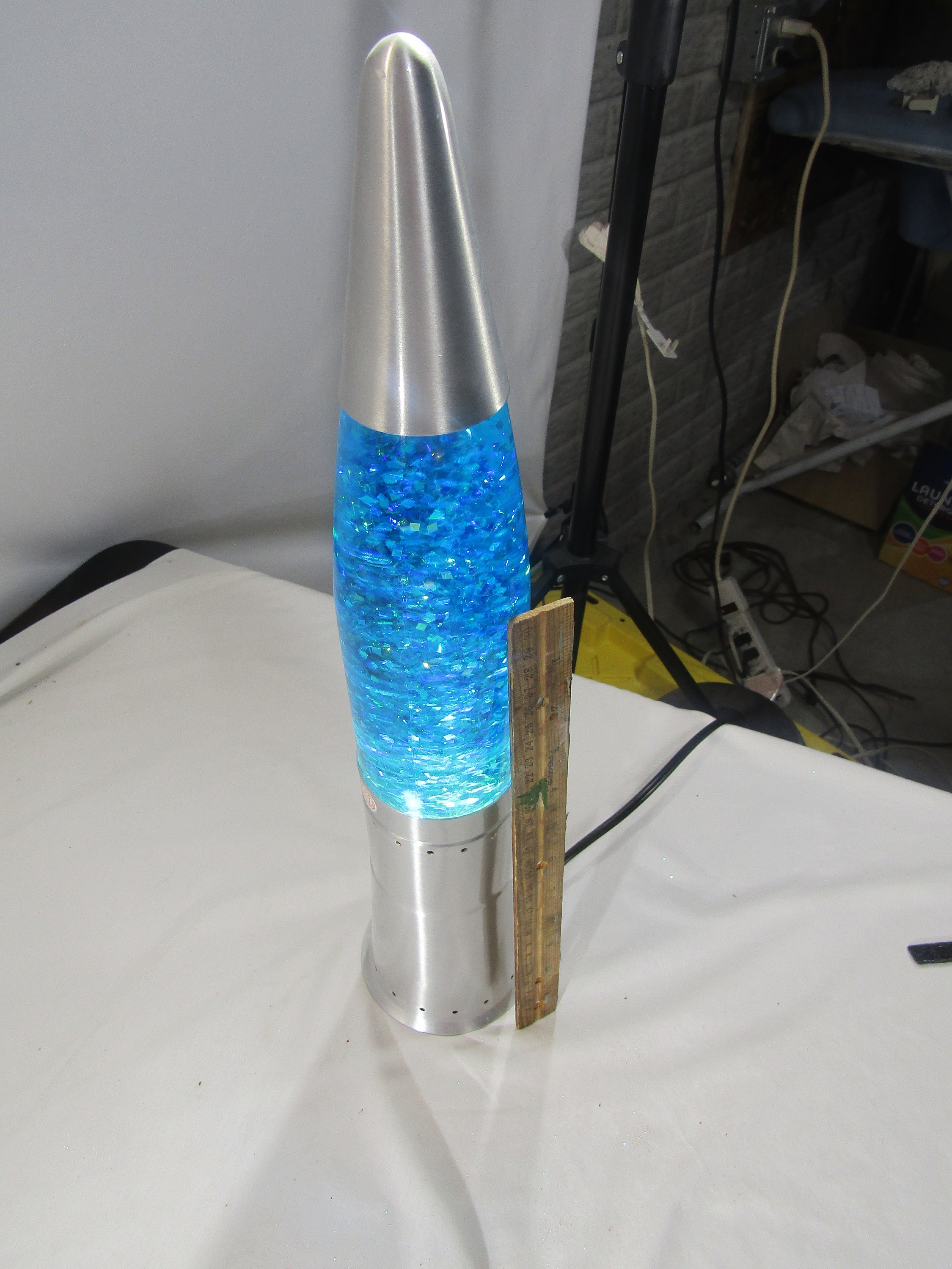 Vintage Tall Blue Lava Lamp - Etsy