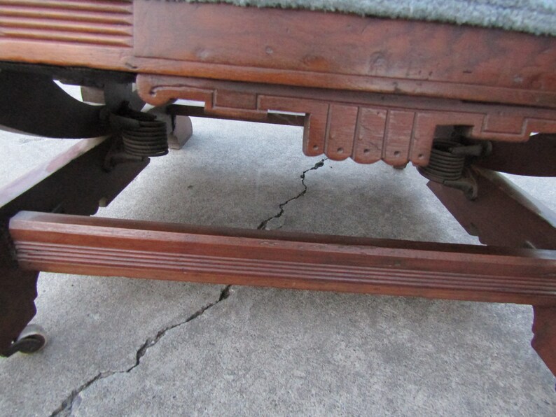 Antique Eastlake Victorian Carved Walnut Platform Rocker - Etsy